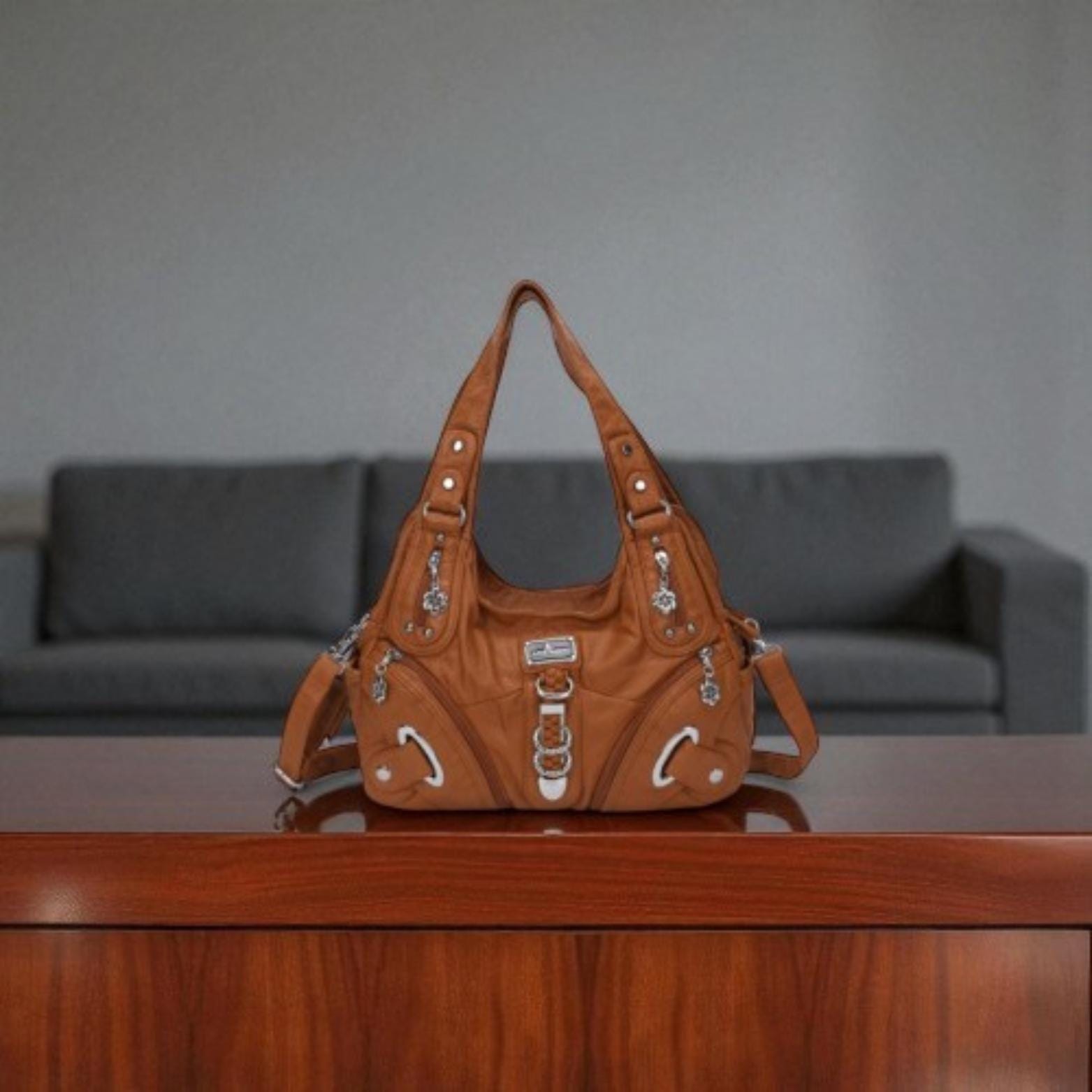 Y2K Shoulder Bag: Vintage PU Leather Tote - Retro American Design - Etsy