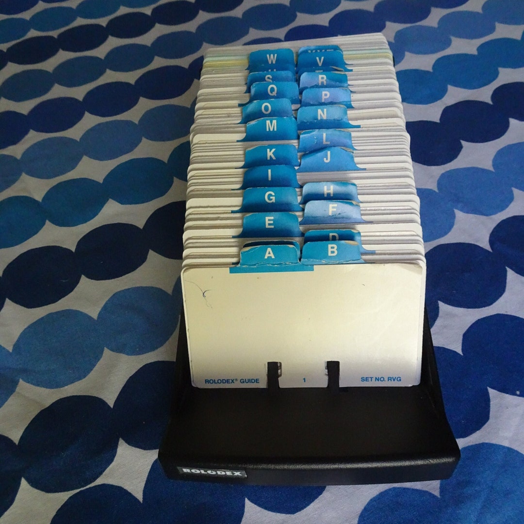 Vintage Rolodex Made in USA Desk Decor Office Decor - Etsy