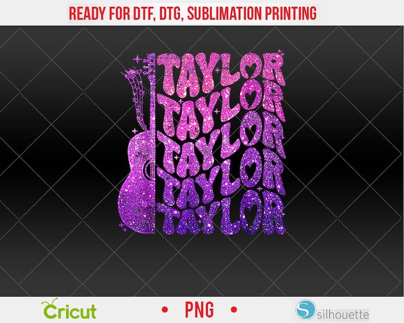 Girl Retro Taylor Groovy 80's PNG, DTF, Sublimation Design - Etsy