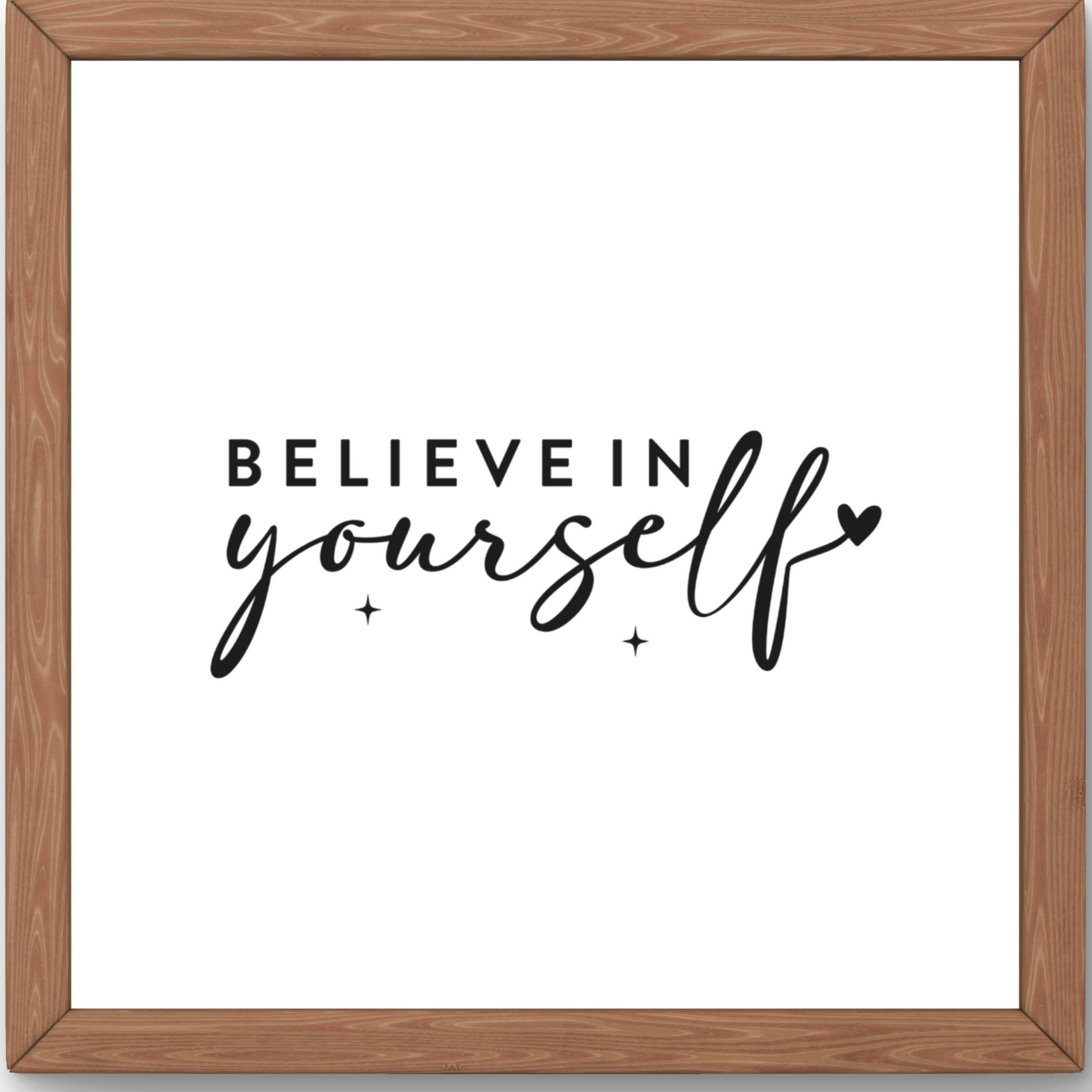 Positive Affirmations Digital Wall Art, Girl Gift, Bedroom Wall Art ...