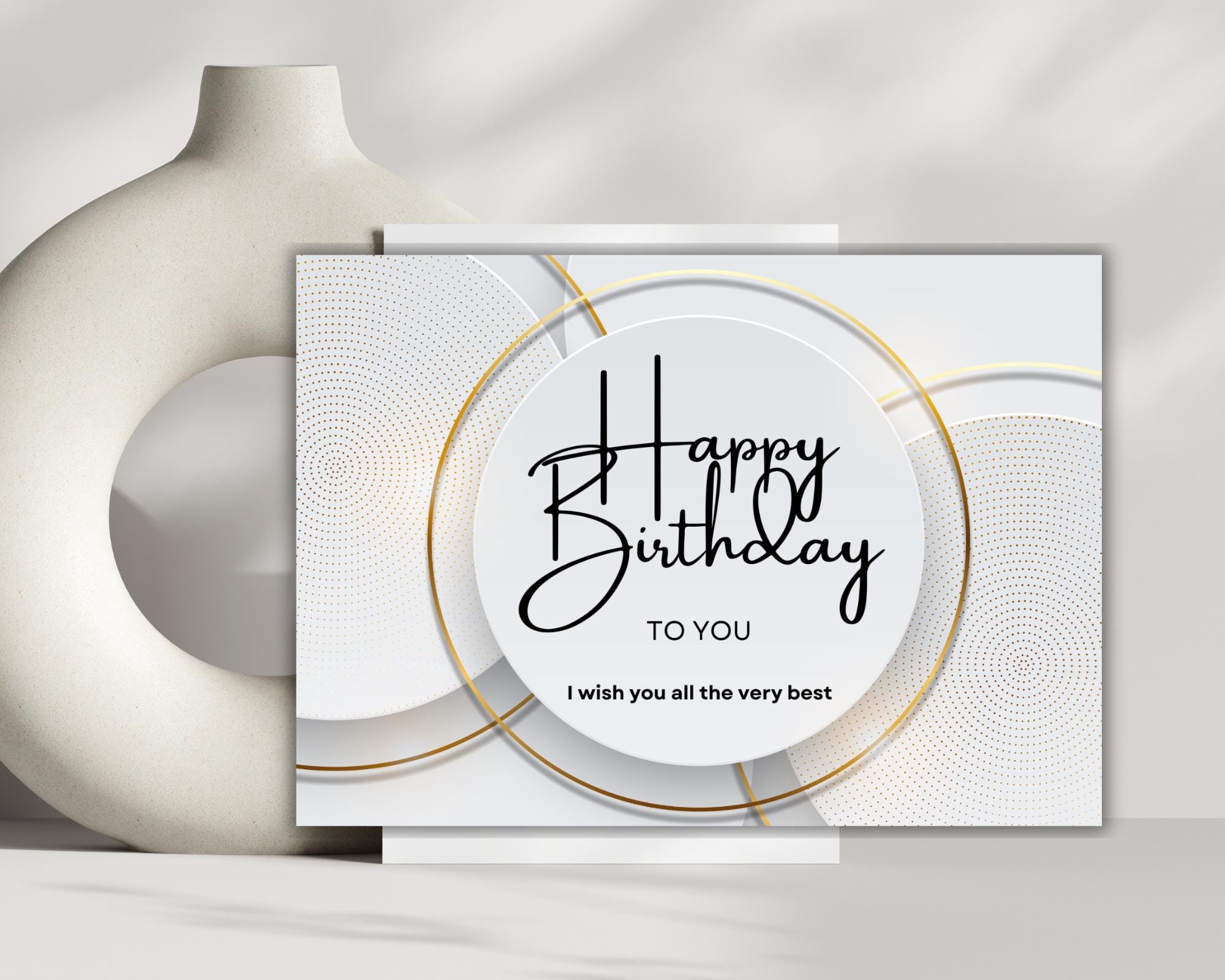 Editable Birthday Card | Printable Customizable Greeting Card | Instant ...