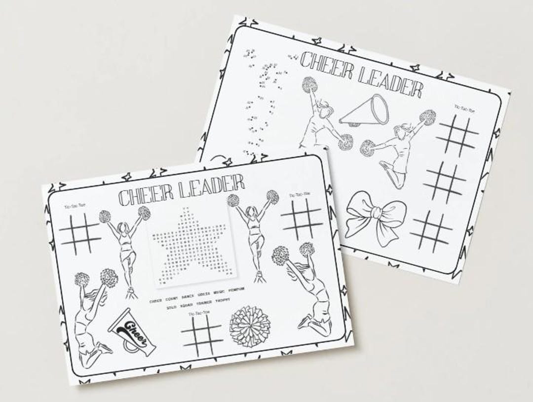 Cheer Fun Pack: Word Search, Dot-to-dot and Doodle, Rainy Day Activity ...