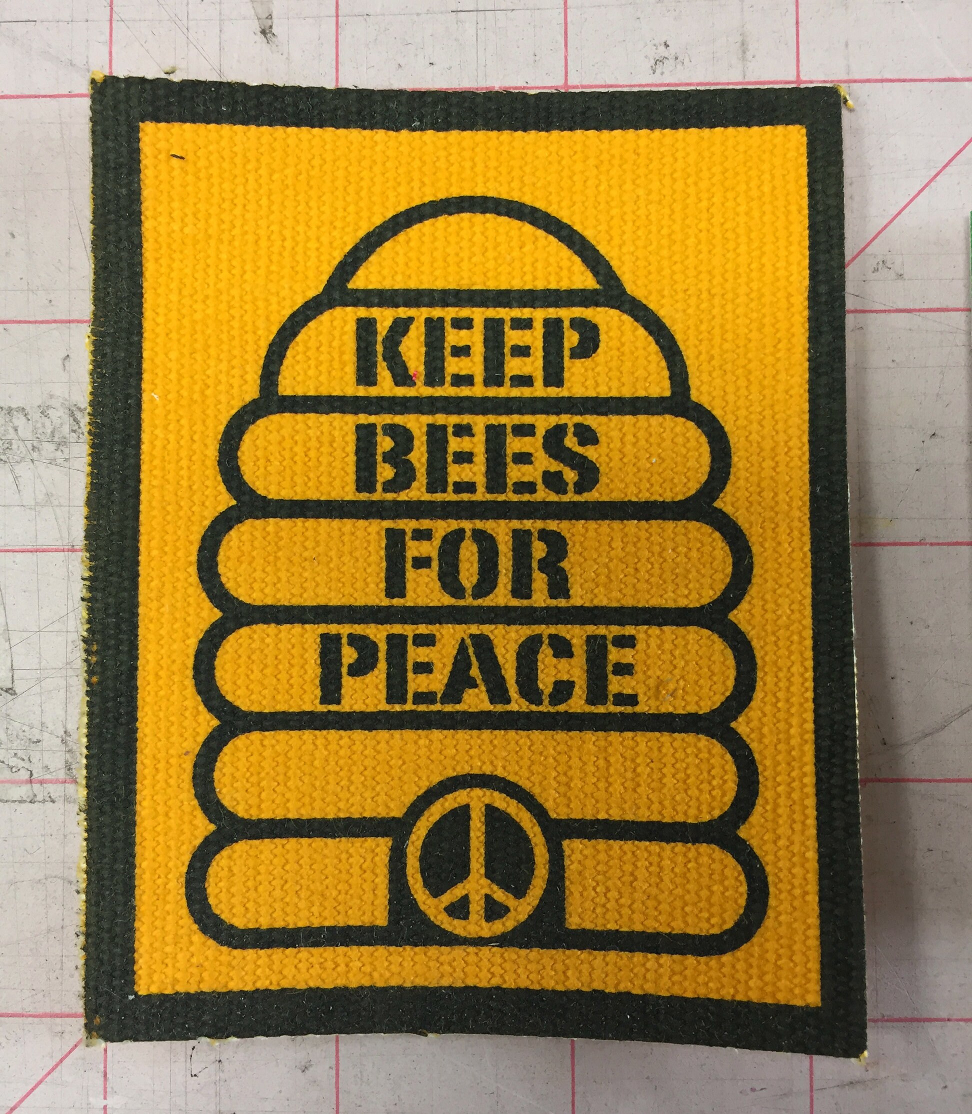 Keep Bees for Peace Tall Patch - Etsy