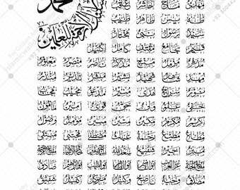 muhammad names 99