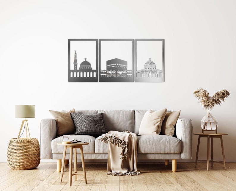 Roza Pak, Khana Kaba, Masjid Aqsa, Digital Download File, Laser Cutting ...