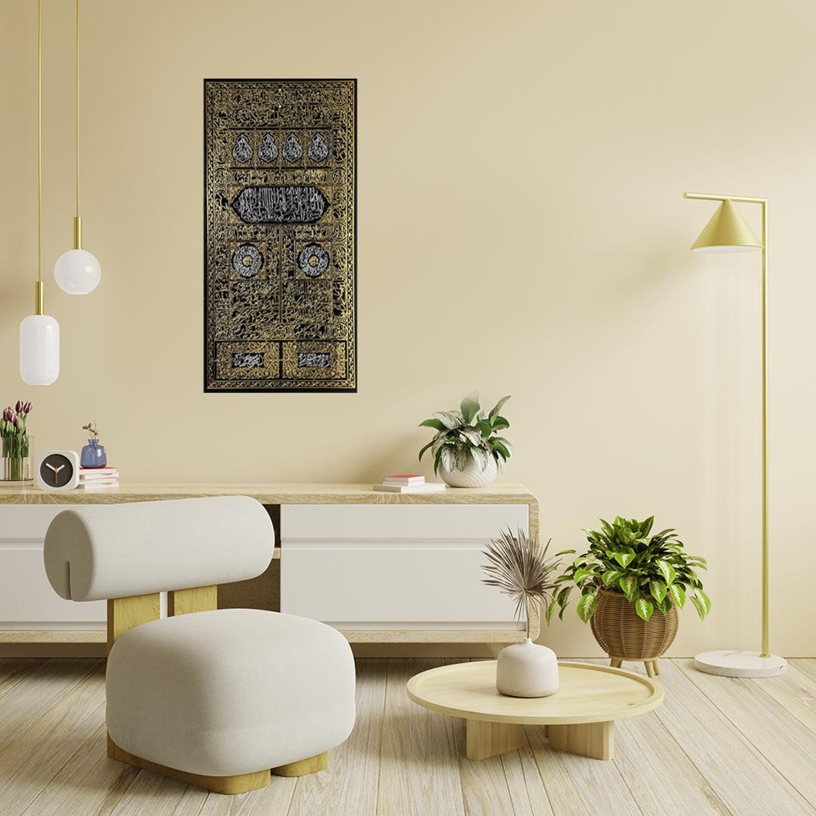 Islamic Wall Art, Islamic Gifts, Madina Jali Replica, Kaaba Kiswah ...