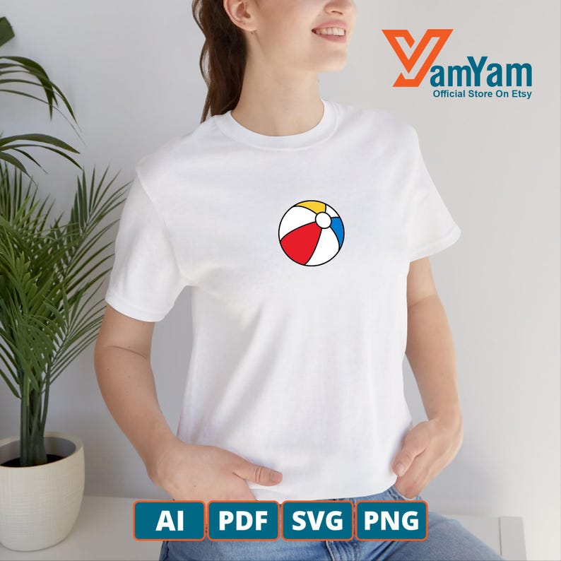 Beach Ball SVG Files | Beach Ball Cut Files | Summer Beach SVG Vector ...