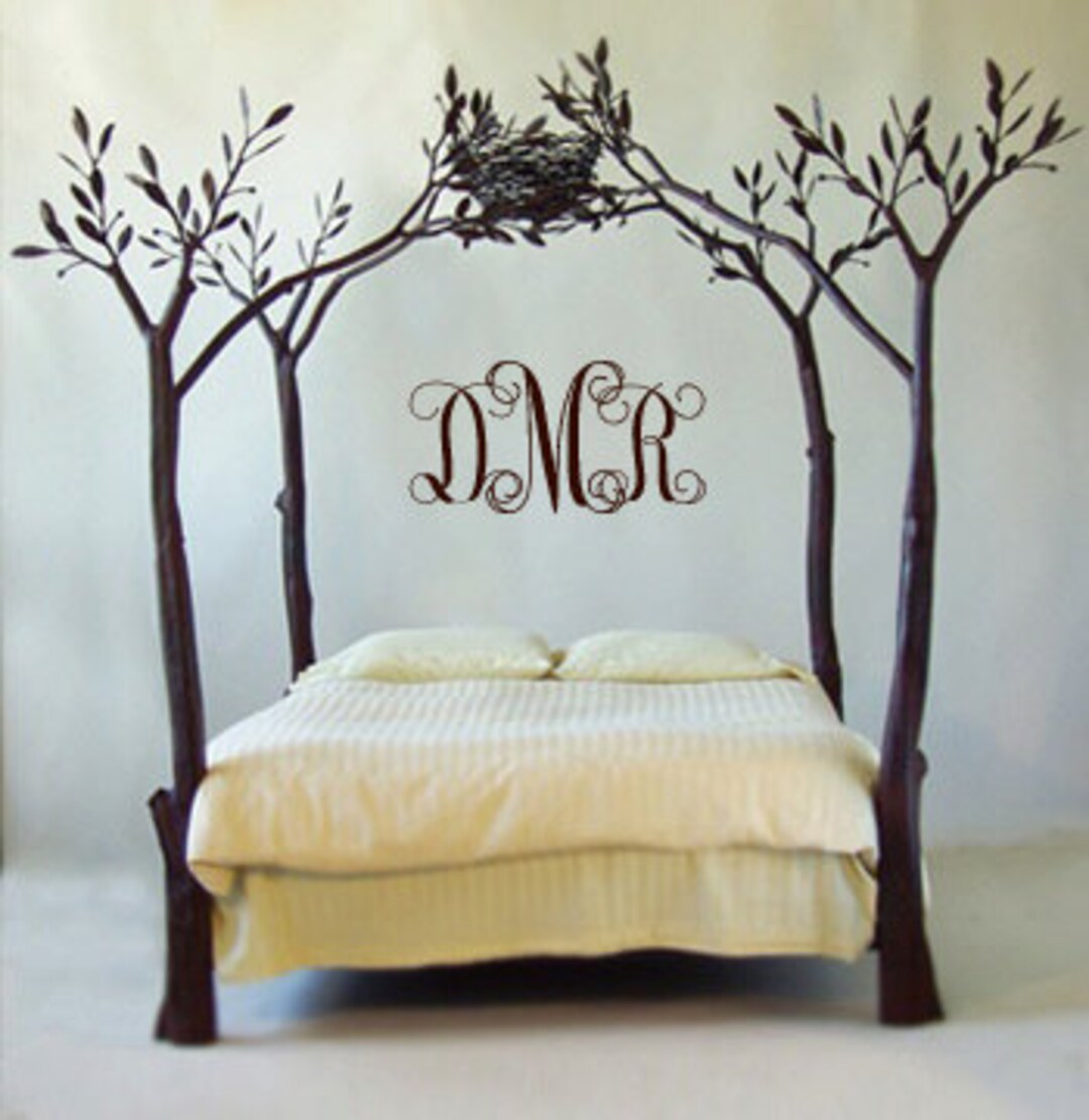 Monogram PERSONALIZED Initial 38x22 Baby Nursery Teen Girl Master ...