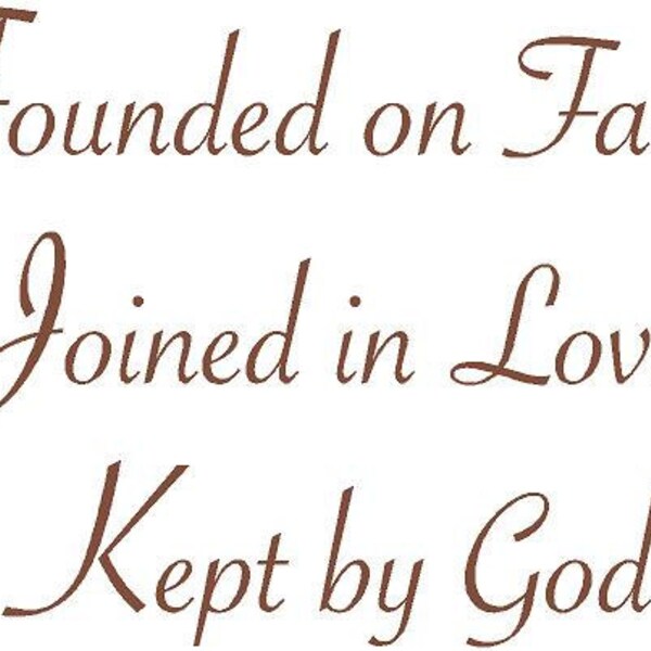 Faith Wall Decal - Etsy