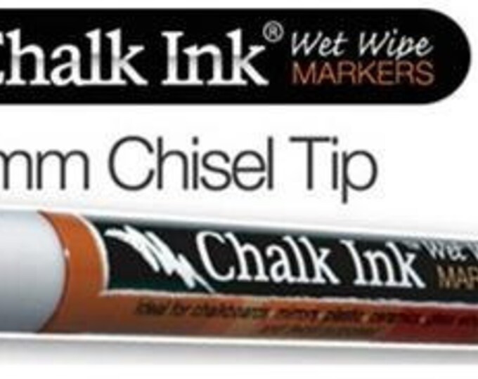 CHALK INK CHALKBOARD Marker White 6mm Wall Lettering Words - Etsy