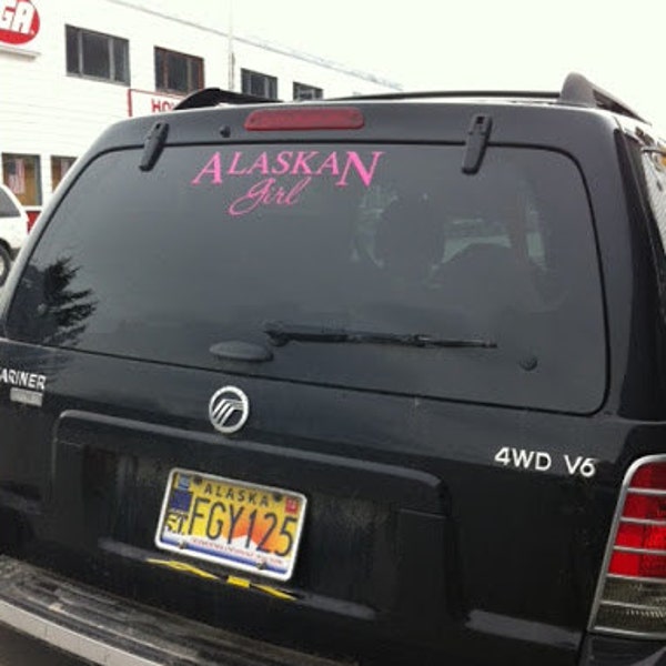 Alaska Car Decal - Etsy
