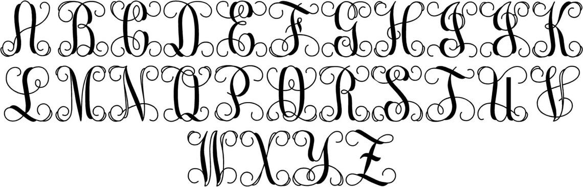 Interlocking Monogram PERSONALIZED Initial 38x22 Baby Nursery Teen Girl ...