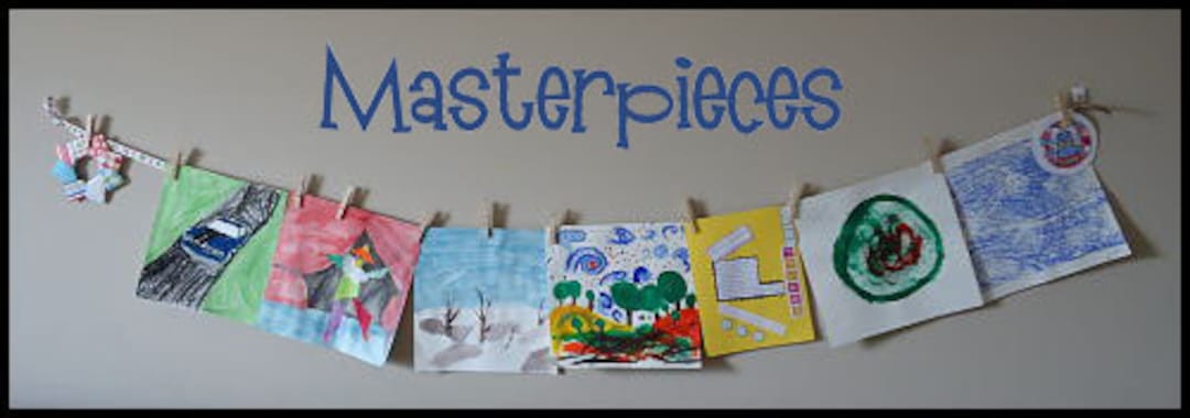 Masterpieces 22x5 Vinyl Wall Lettering Words Quotes Decals Art Custom ...