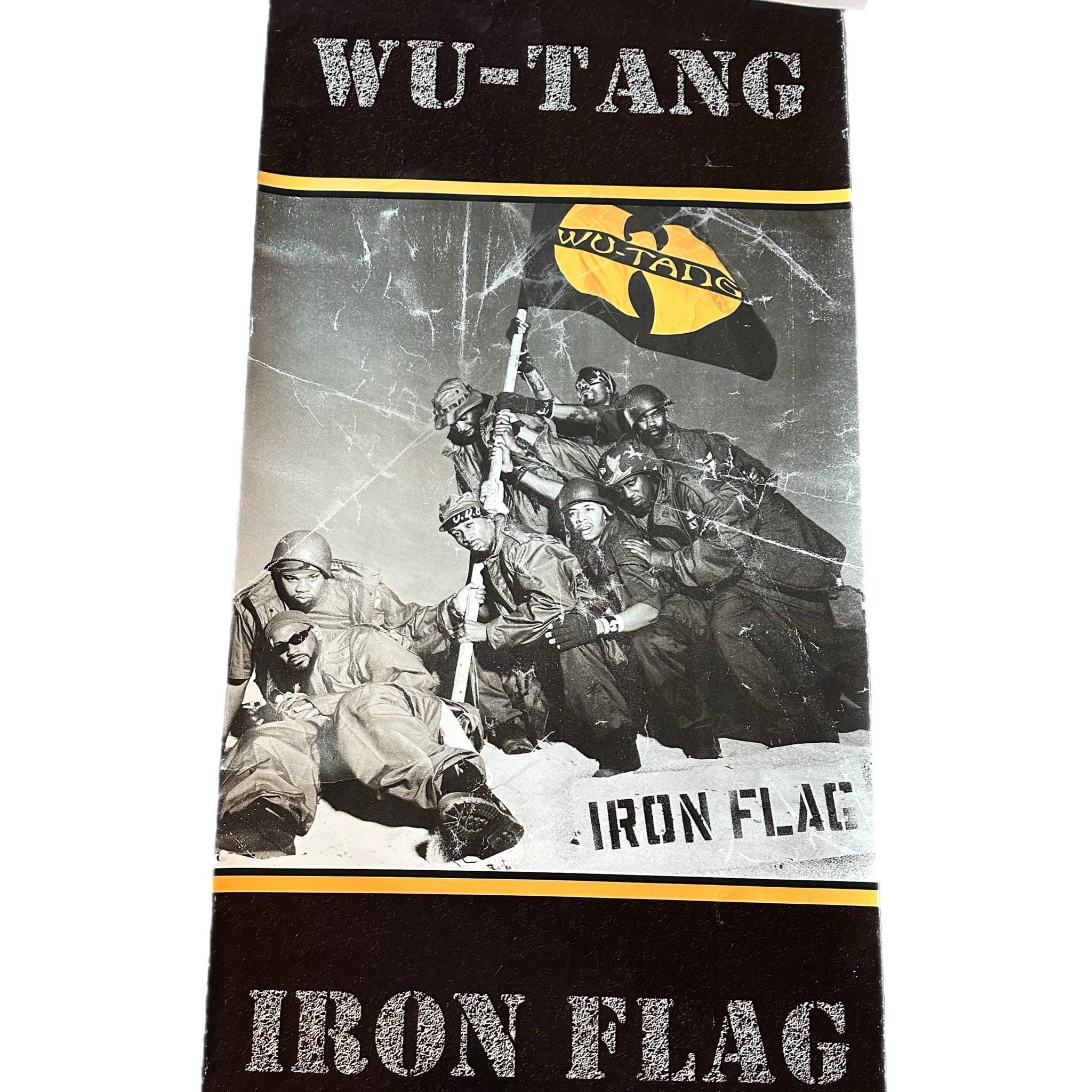 Vintage Wu-tang Clan “iron Flag” Poster – 58x27 – Hip Hop Wall Art ...
