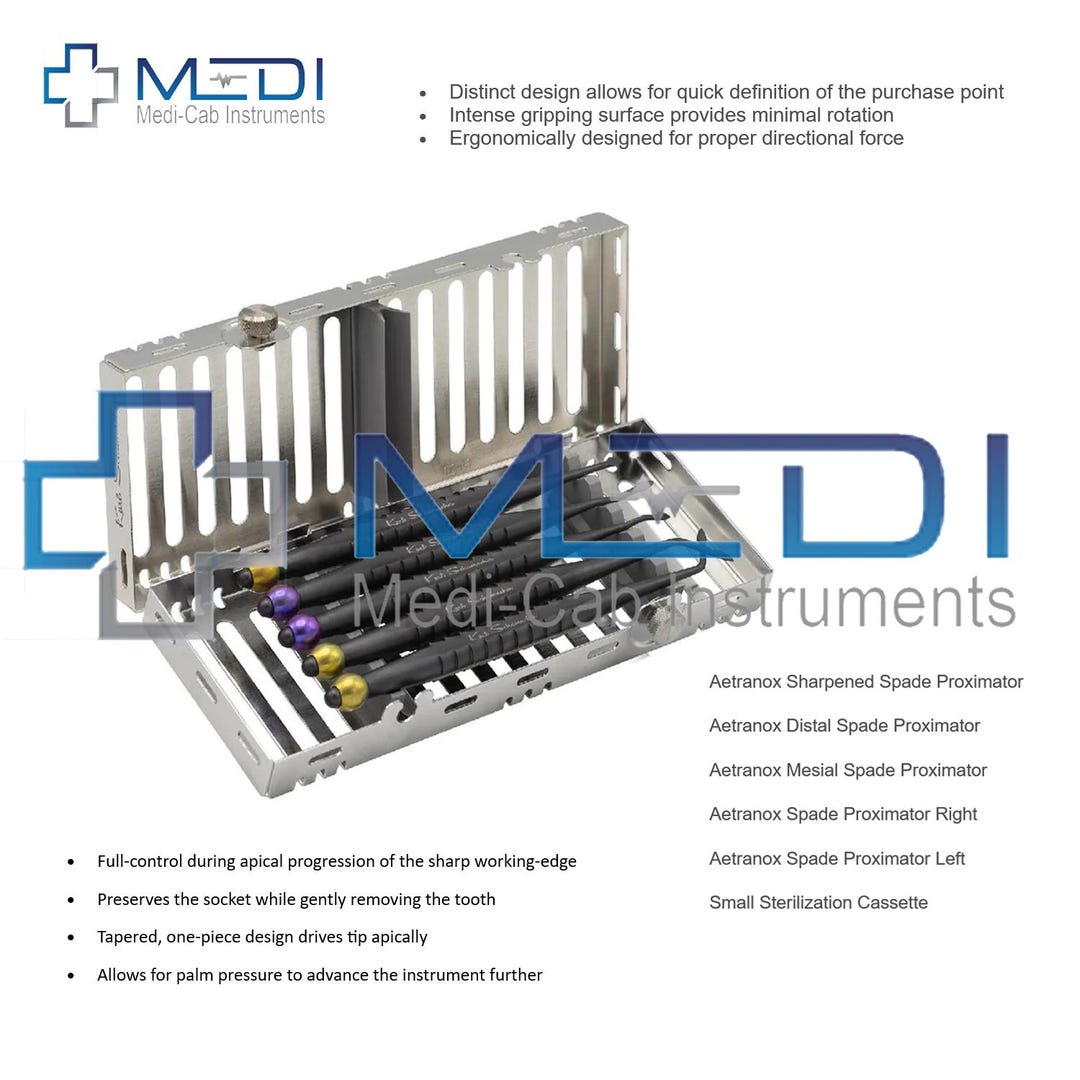 Sharpened Spade Proximator Elvatome Dental Root Elevator PDL Black - Etsy