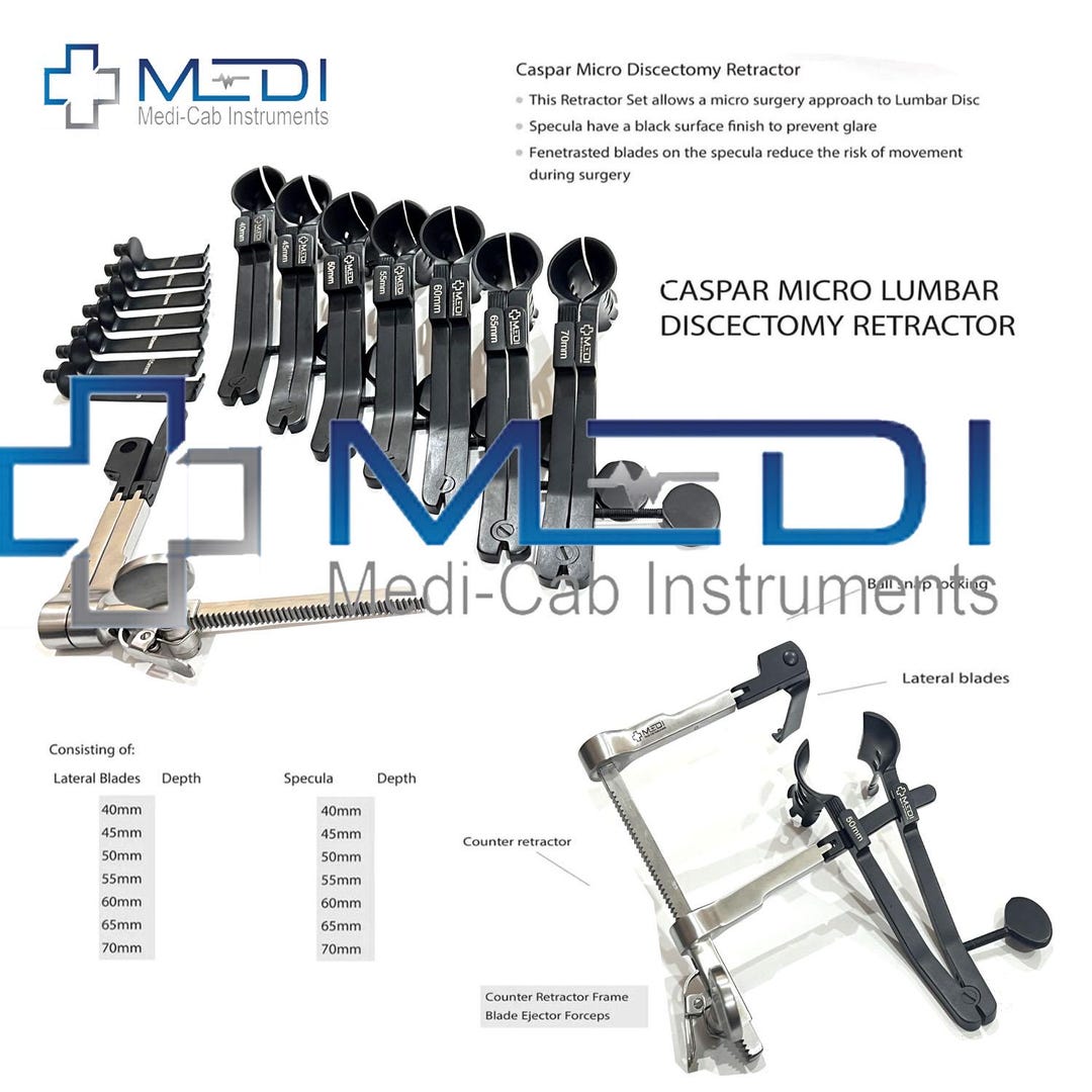 Caspar Micro Lumbar Discectomy Retractor Set of Spinal Surgery - Etsy