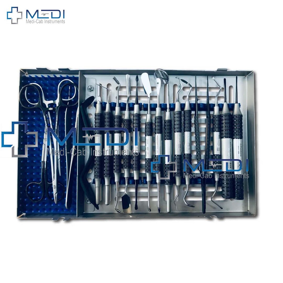 Periodontal Instruments Kit Dental Implants Surgical Orthodontics Kit ...