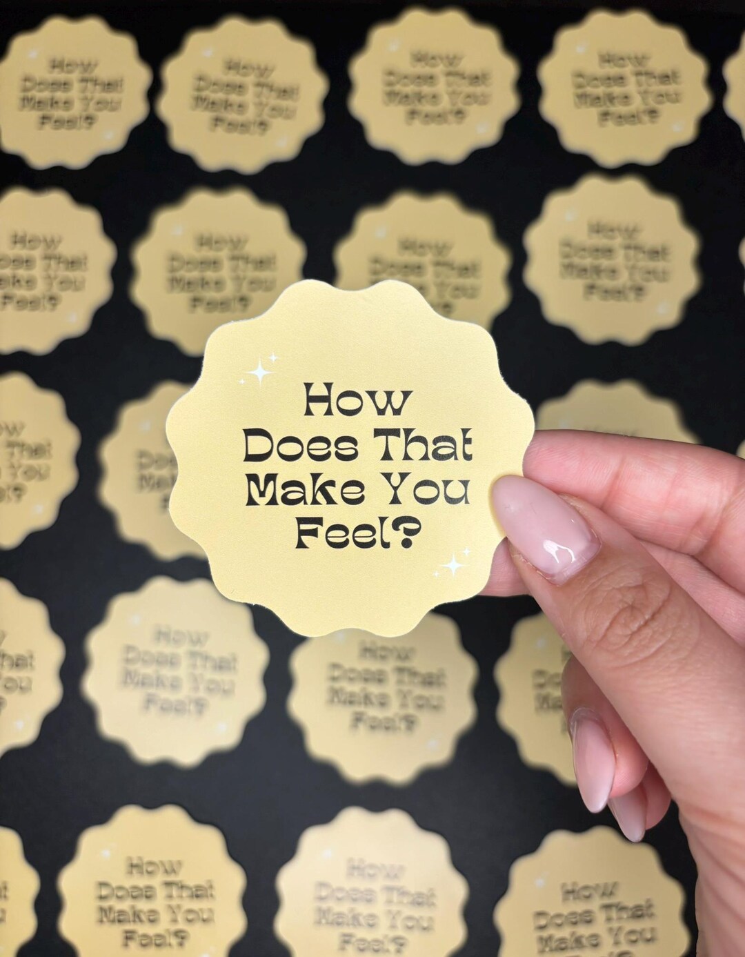 How Does That Make You Feel Sticker | Therapy Humor | Mental Health ...