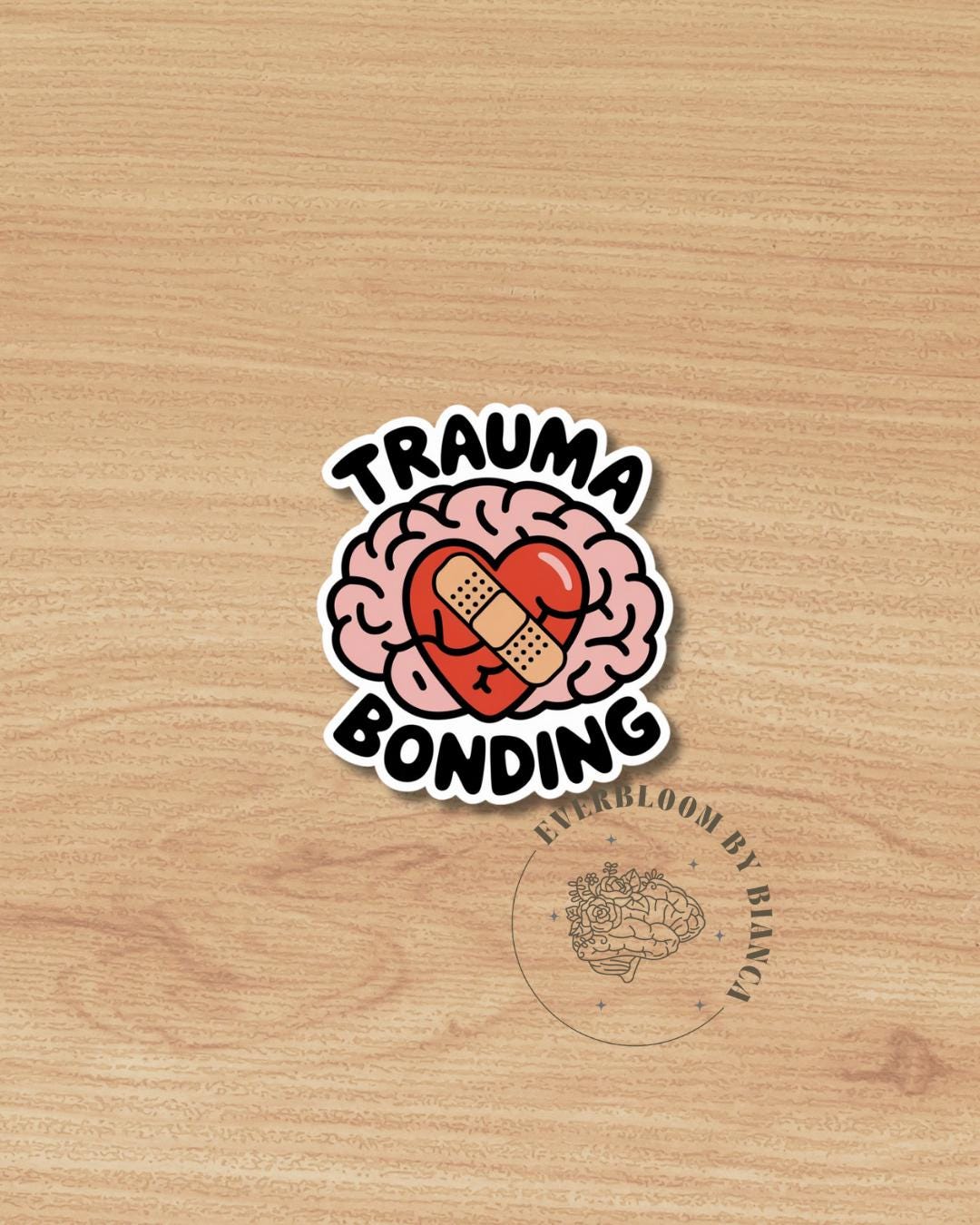Trauma Bonding Sticker PRE ORDER | Therapy Humor Stickers | Mental ...