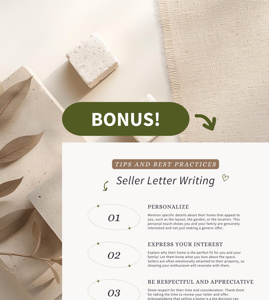 Editable Letter to Seller (digital Buyer Offer Letter) - Etsy