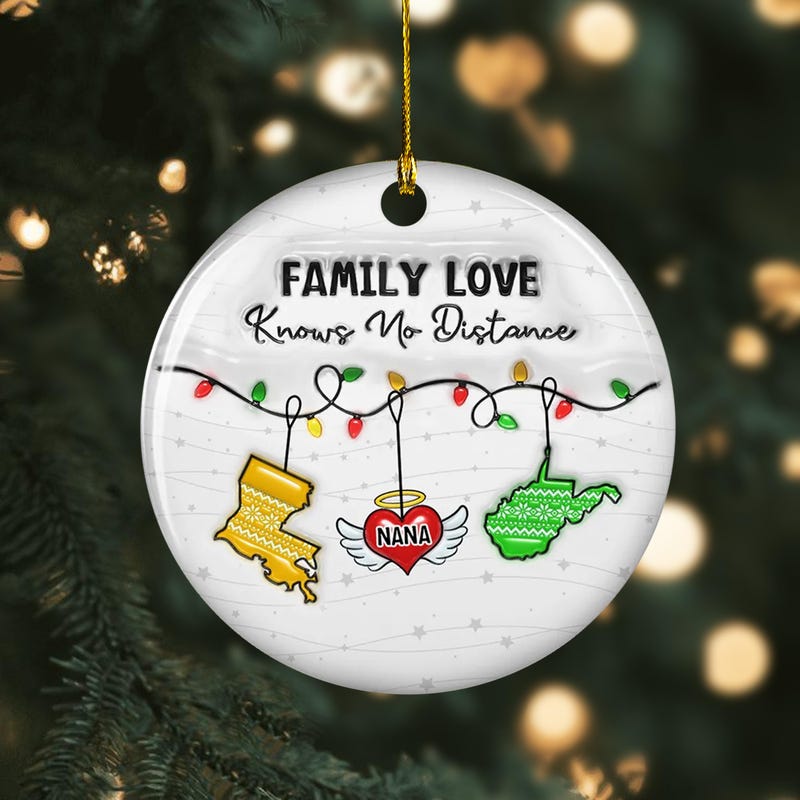 Distance Family 3 States - Etsy