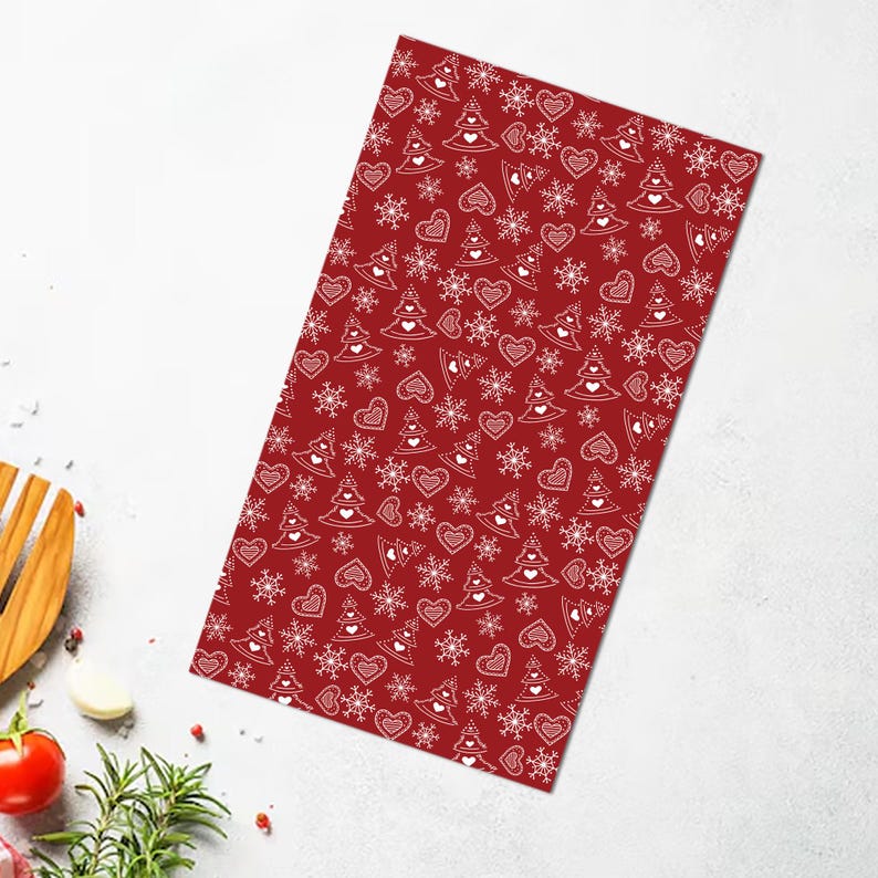 Subtle F*ck Trump Christmas Hand Towel, Political Home Decor, Festive ...