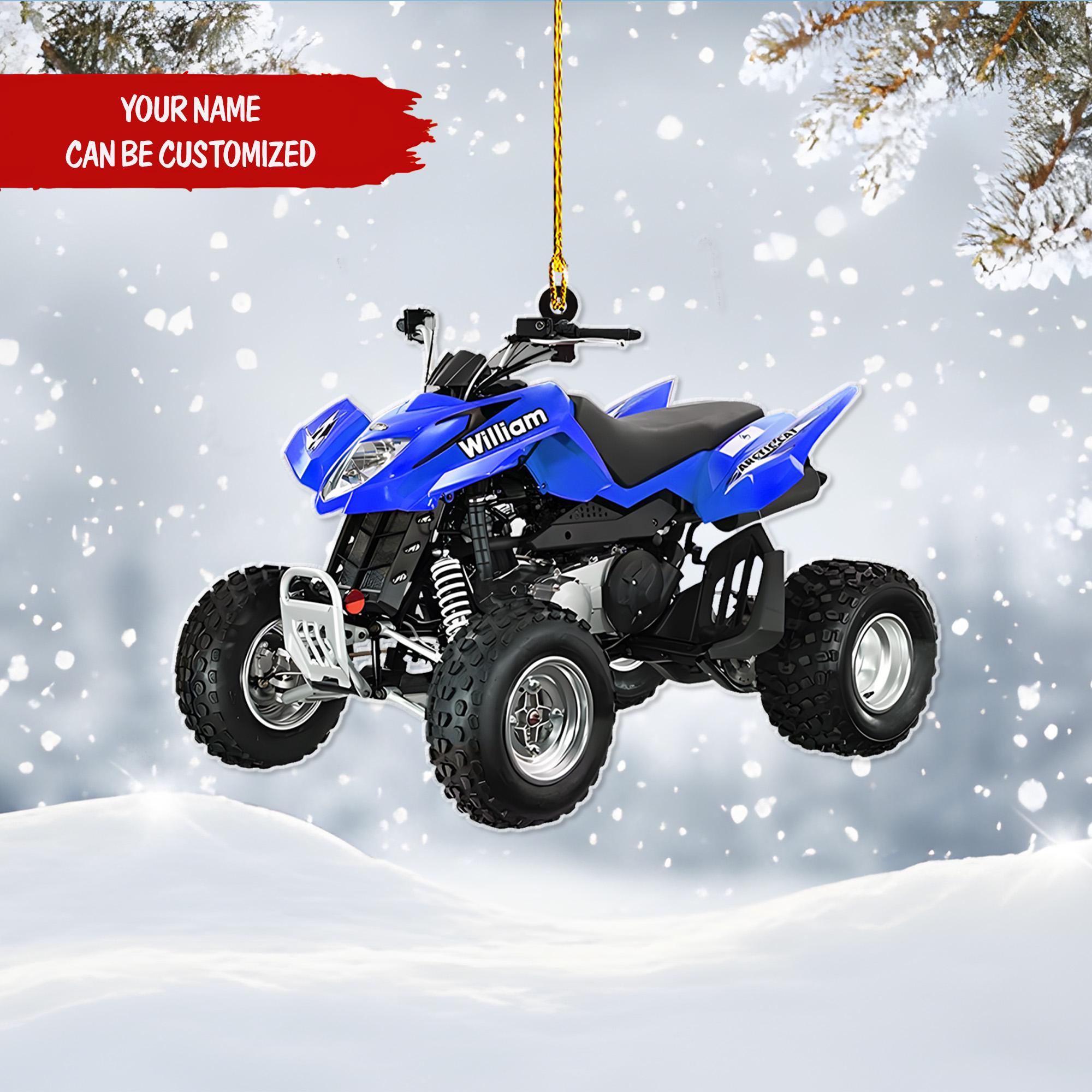 Personalized All-terrain Vehicle Ornament, Custom ATV Christmas ...