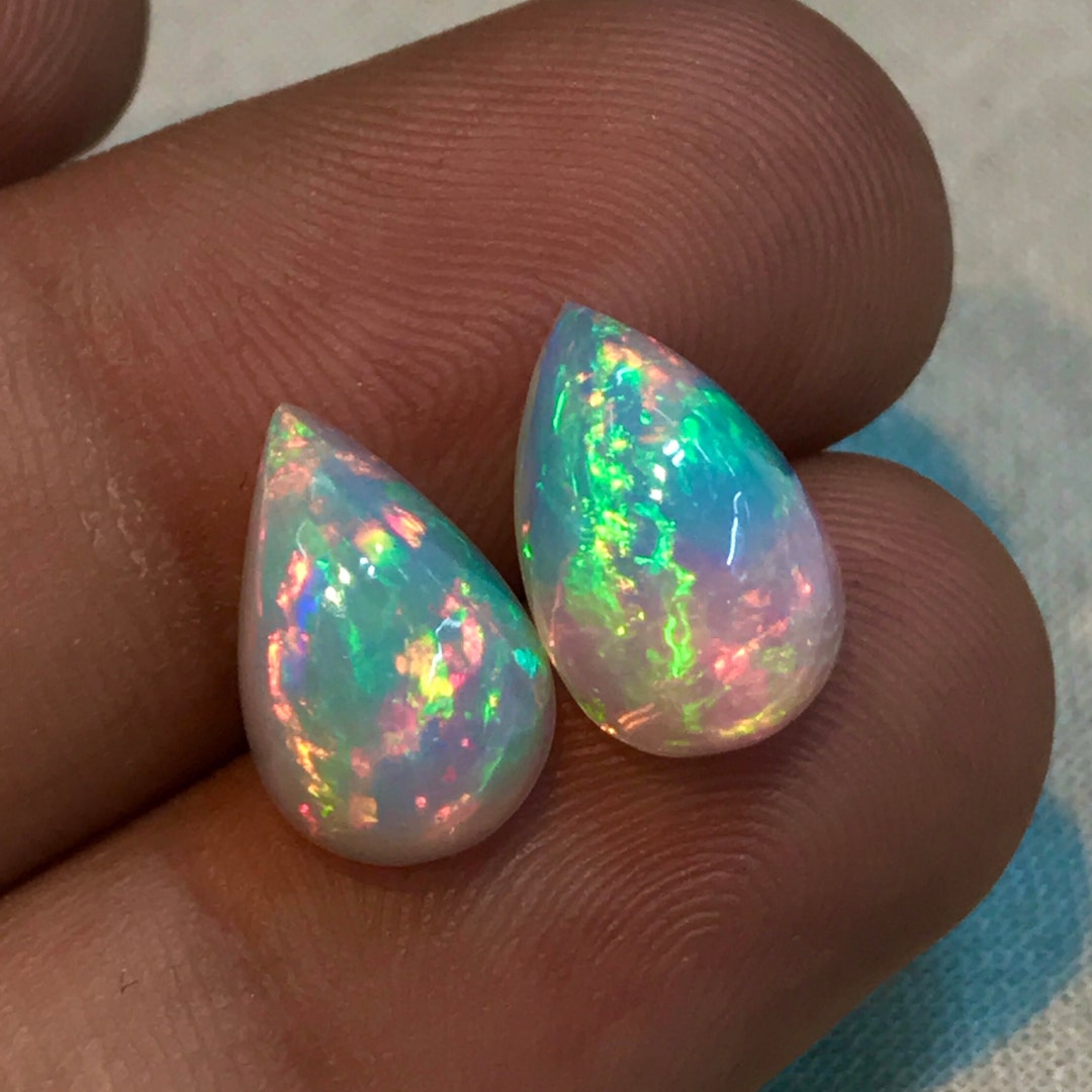 Opal Welo Ethiopian- Amazing Galaxy Mix Red Green Blue Fire - AAAAAAAAA ...