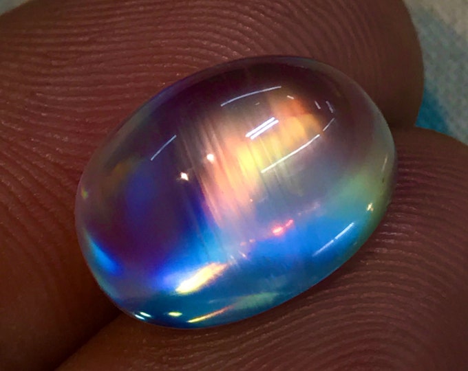 Rainbow Moonstone - AAAAAAA- Grade High Quality Amazing Flash Fire Eye ...