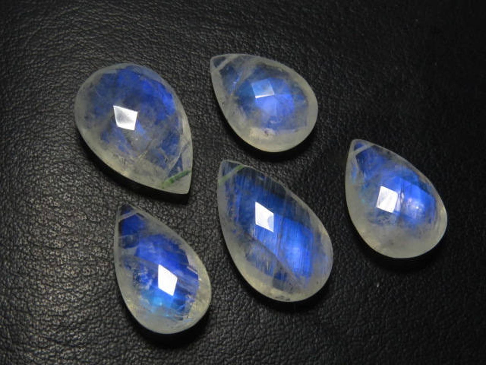 Rainbow Moonstone AAAA High Quality So Gorgeous Blue Flash | Etsy