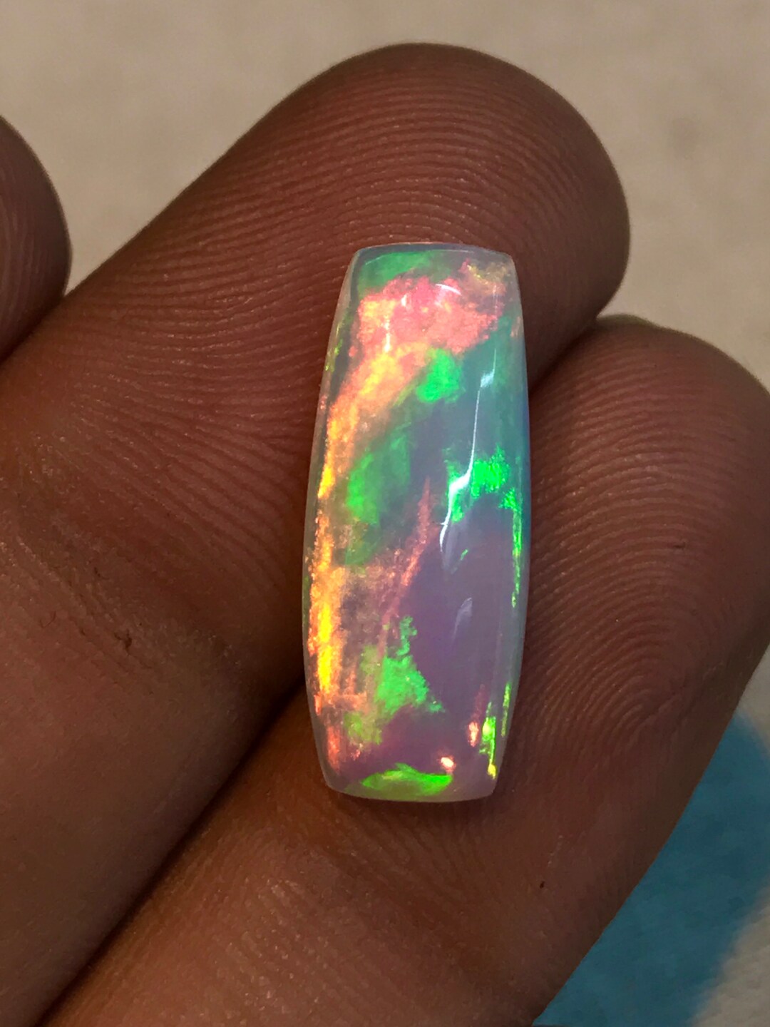 Opal Welo Ethiopian- Amazing Green Blue Fire - AAAAAAAAA - High Quality ...