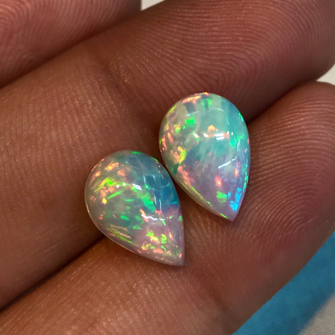 Opal Welo Ethiopian- Amazing Galaxy Mix Red Green Blue Fire - AAAAAAAAA ...