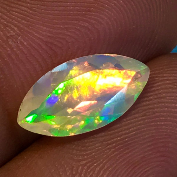 Faceted Opal Beads - Etsy