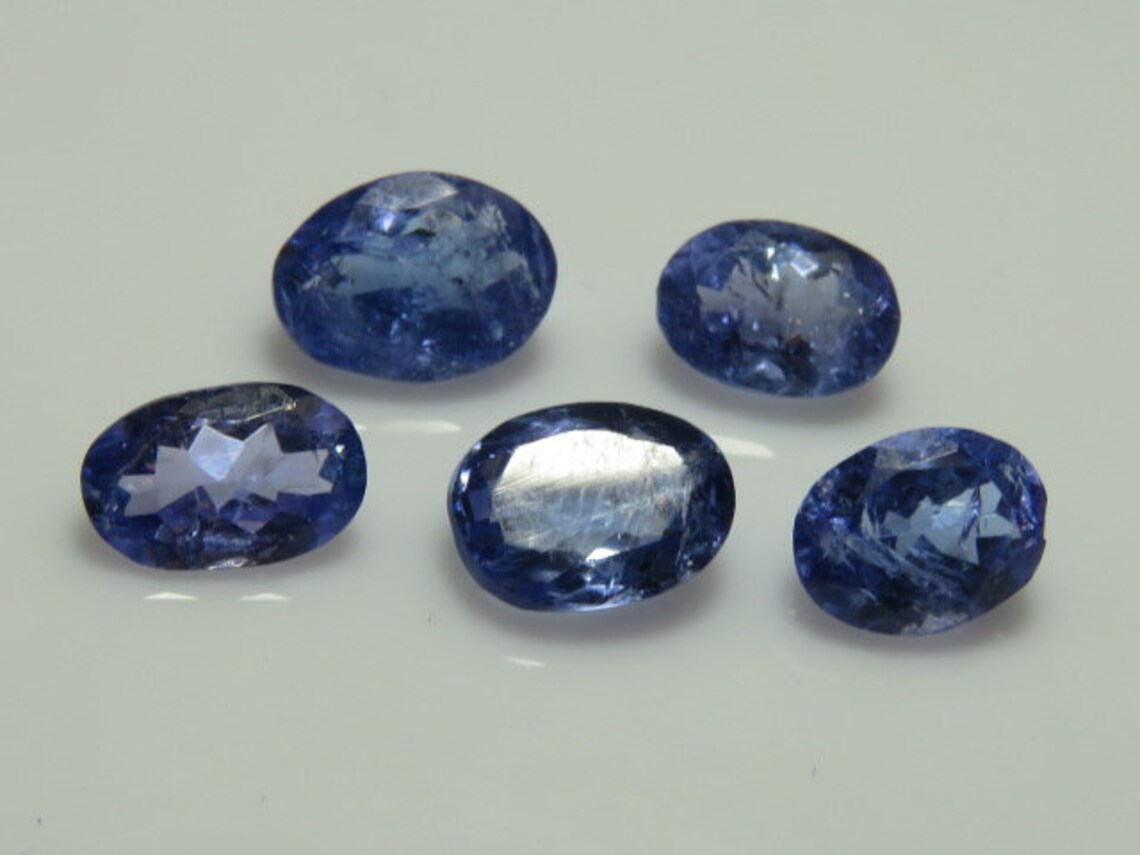 TANZANITE so Gorgeous Blue Fine Cut Faceted Oval Shape - Etsy