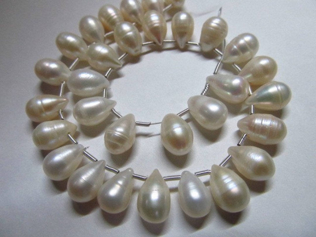 31 Pcs - so Gorgeous - White - Pearl - Tear Drops Beiolett - Size -6x10 ...