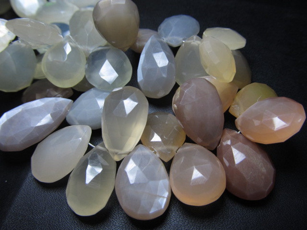 8 Inches AAA High Quality Beautifull MOONSTONE multy Colour Full Super ...