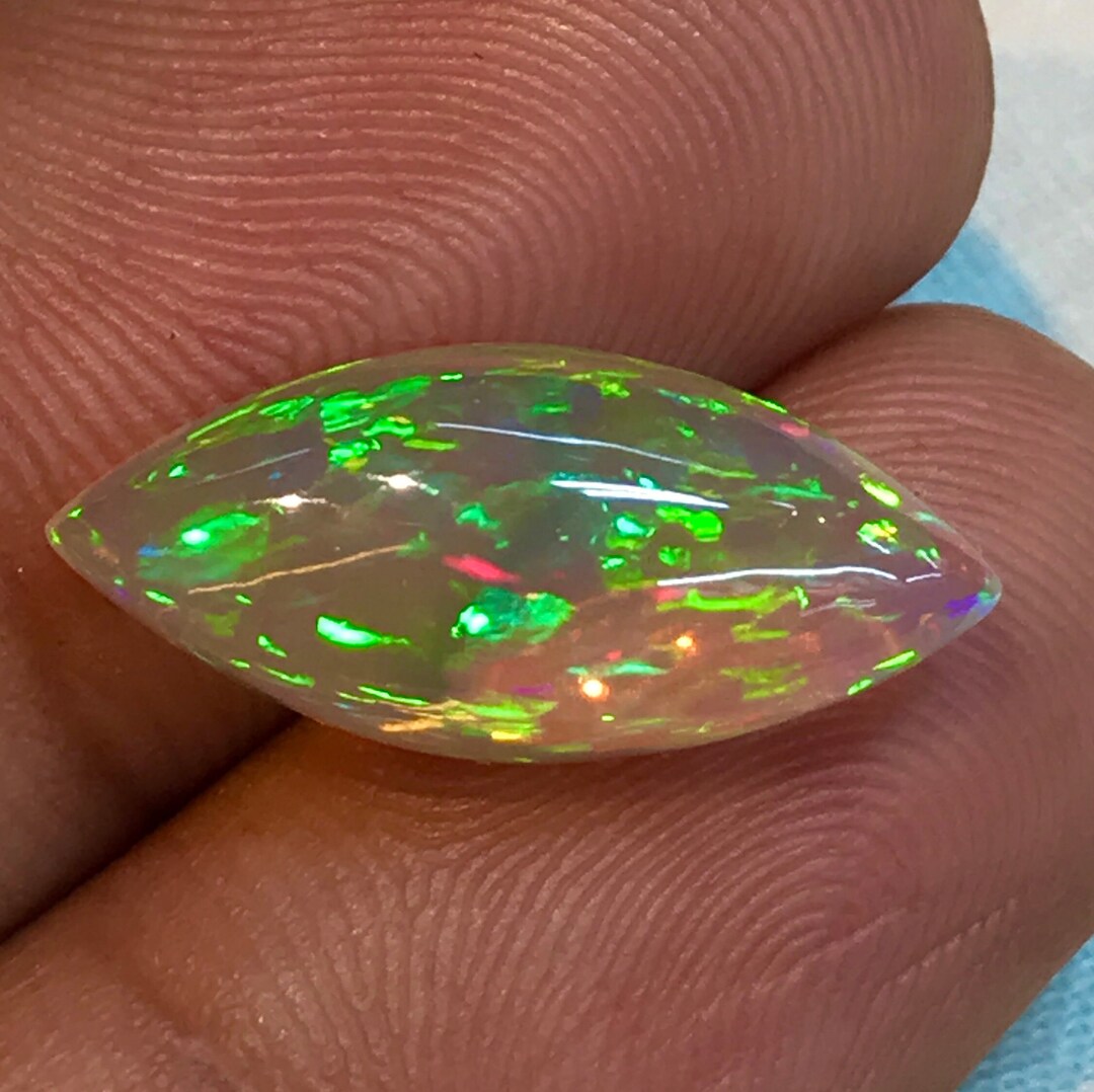 Opal Welo Ethiopian- Amazing Galaxy Mix Red Green Blue Fire - AAAAAAAAA ...