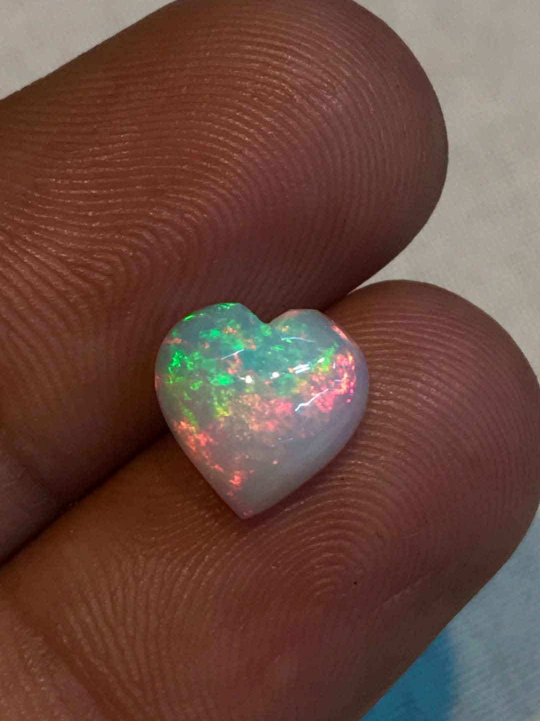 Opal Welo Ethiopian- Amazing Green Red Mix Fire -AAA - High Quality ...