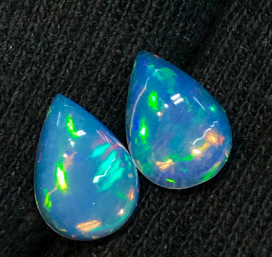 Opal Welo Ethiopian- Amazing Galaxy Mix Red Green Blue Fire - AAAAAAAAA ...