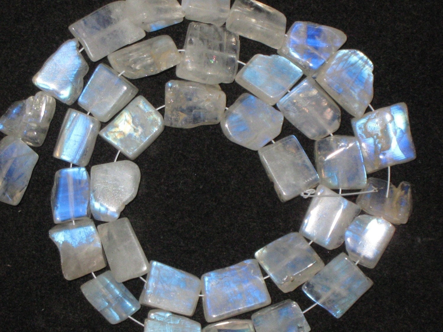 14 Inches Gorgeous Rainbow Moonstone Natural Rough Smooth - Etsy
