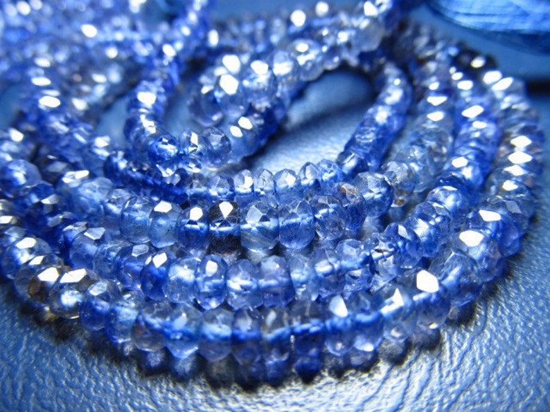 Iolite so Gorgeous Natural Blue Color Micro Faceted Rondell - Etsy