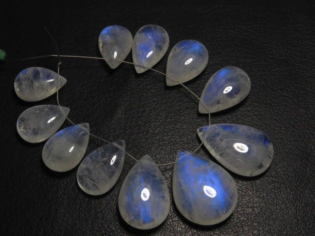 Rainbow Moonstone AAA High Quality Smooth Pear Shape - Etsy