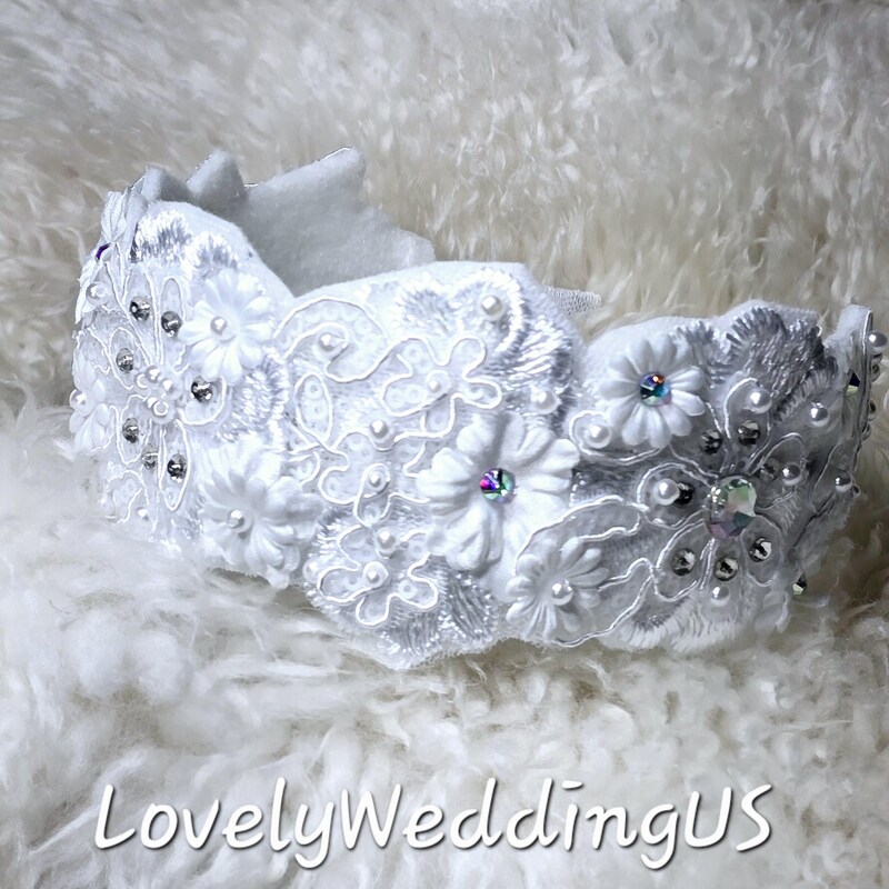 Lace Headpiece - Etsy