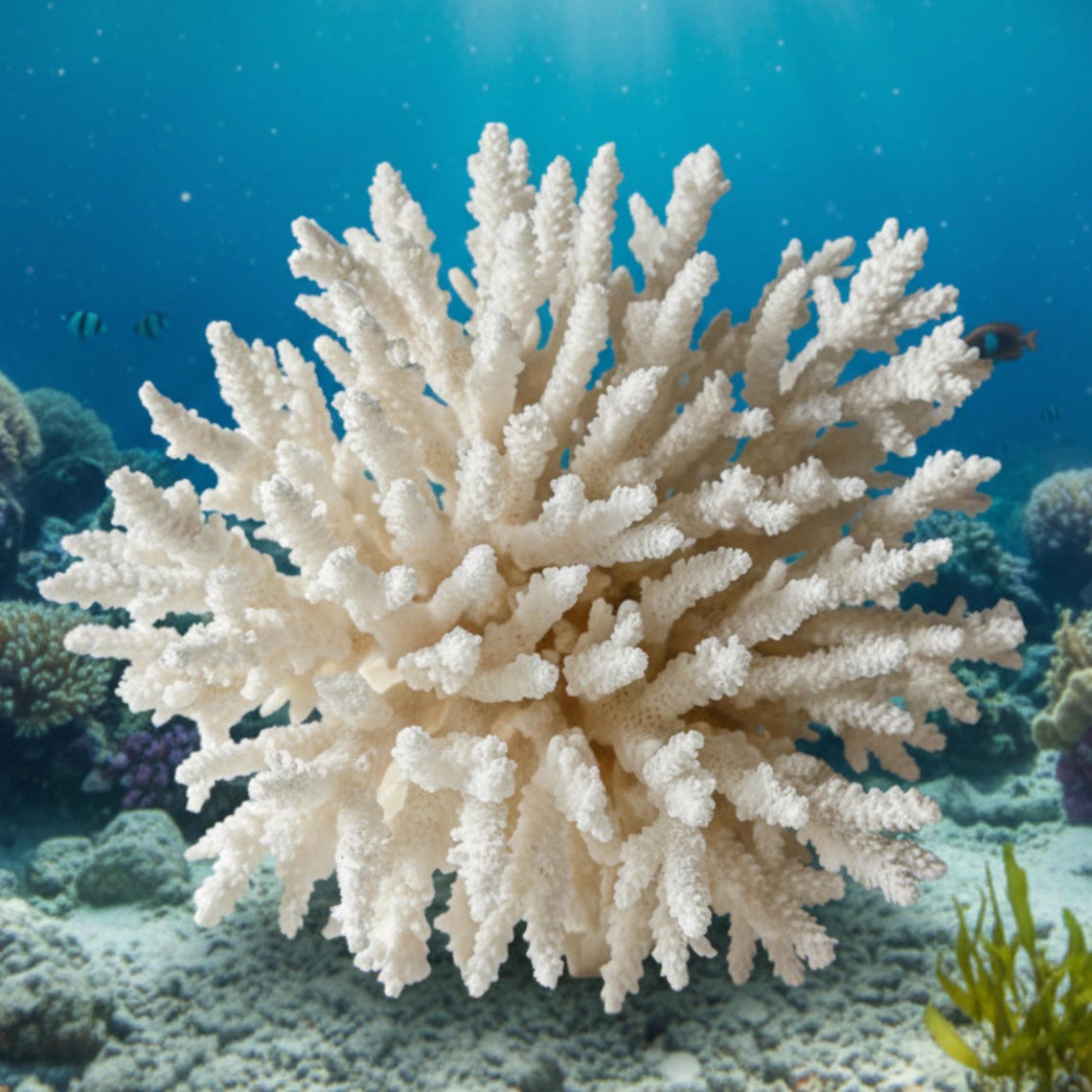 Natural White Coral Real Coral Tree Coastal Home Decor Coral Reef Ocean ...