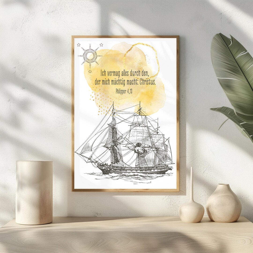 Christian Poster • Bible Verse Psalm Encouraging • Digital Download ...