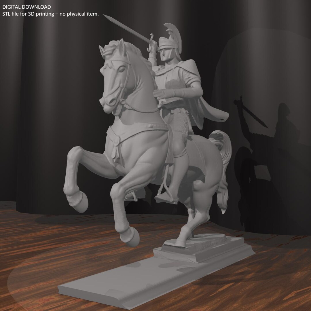 Alexander the Statue 3D STL Model (digital Download) - Etsy