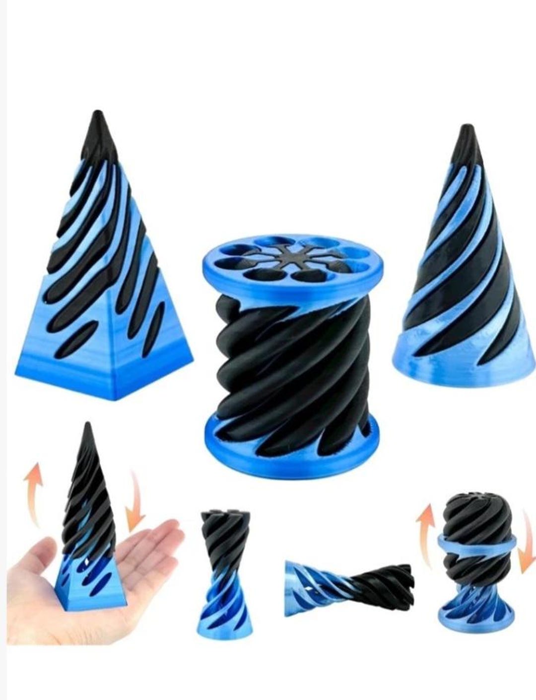 3d Printed Cone Fidgets - Etsy