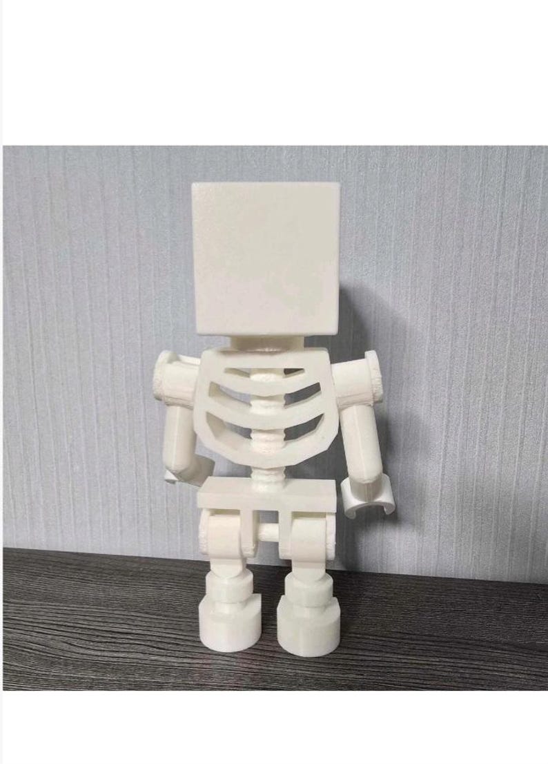 Big Brick * Skeleton - Minecraft * 3d Printed - Etsy