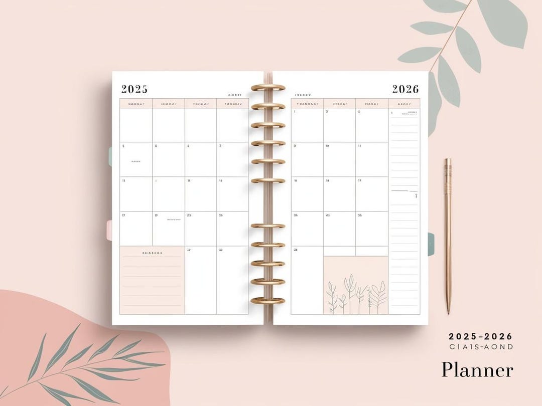 80 Pages 2025-2026 Motivating Monthly Planner - Etsy