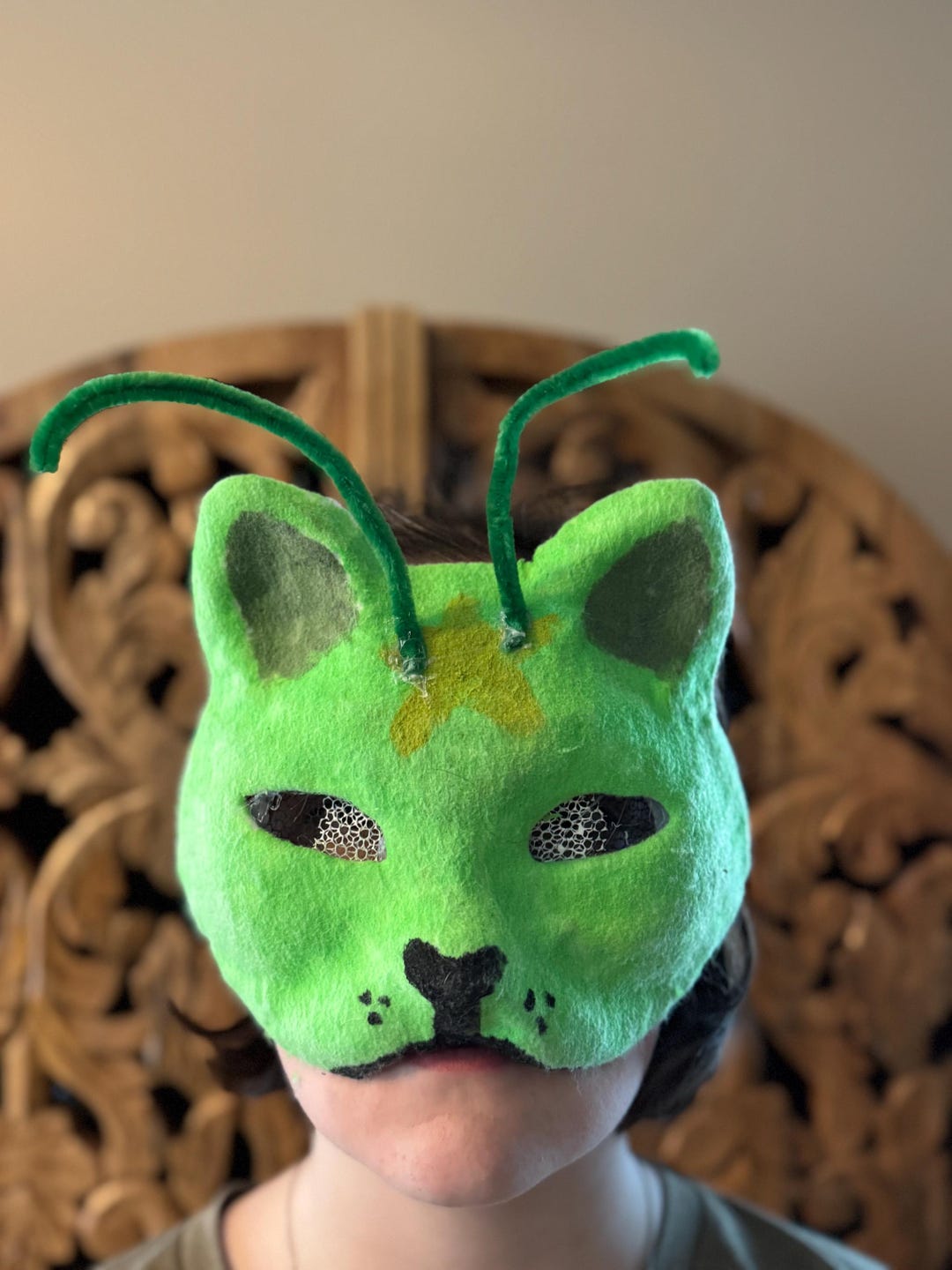 Therian Mask - Alien Cat - Etsy